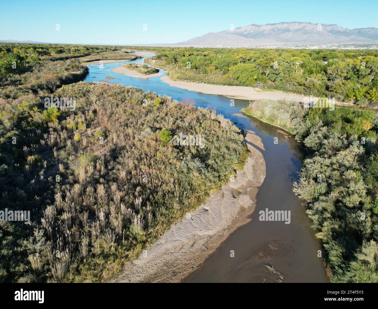 Coors Bosque Trails, Rio Grande, Albuquerque, NM, USA Stock Photo - Alamy