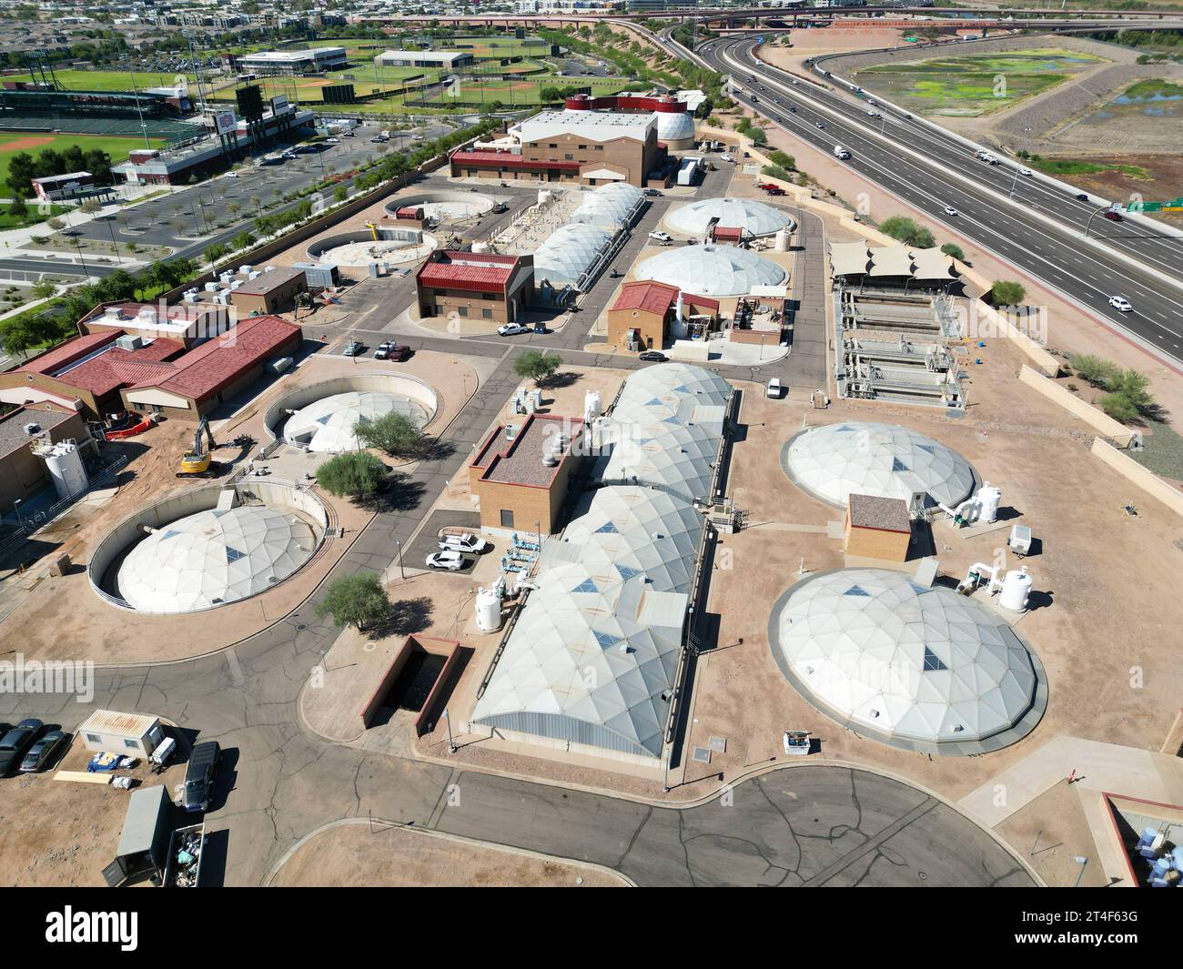 City of Mesa Northwest Water Reclamation NWWRF Facility, Mesa, AZ, USA ...
