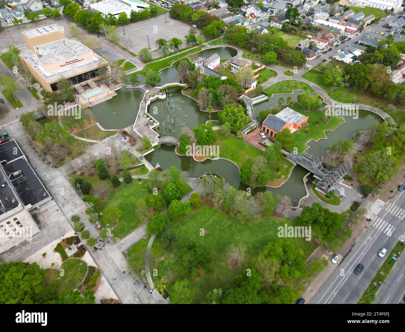 Louis Armstrong Park, New Orleans, Louisiana, USA Stock Photo - Alamy