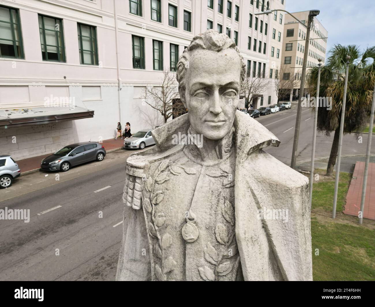 Statue of Simon Bolivar, New Orleans, Louisiana, USA Stock Photo - Alamy