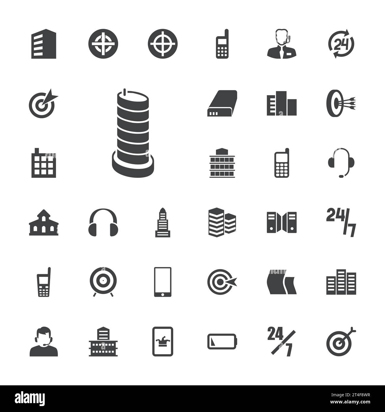 Center icons Royalty Free Vector Image Stock Vector Image & Art - Alamy