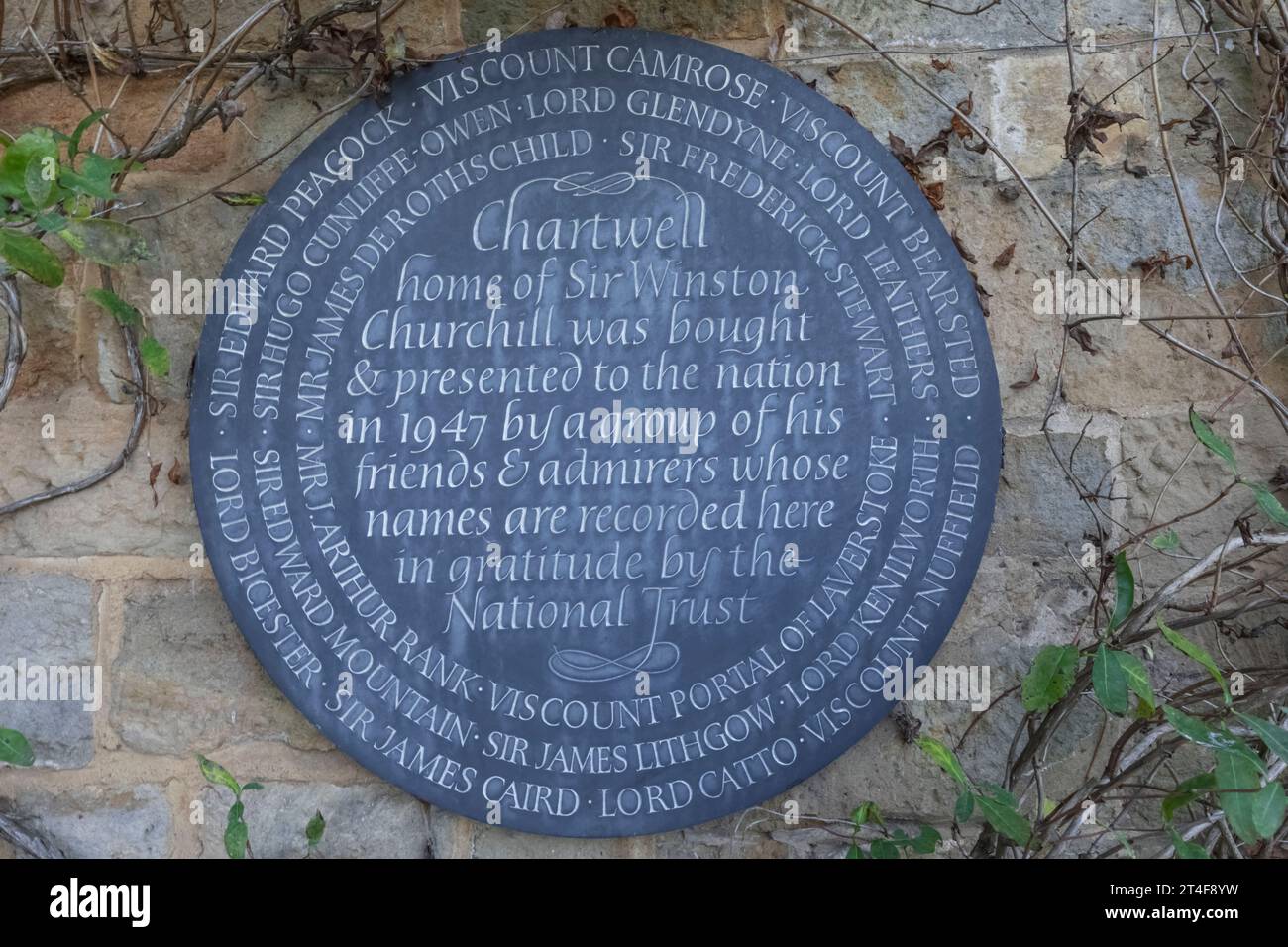 Westerham plaque hi-res stock photography and images - Alamy