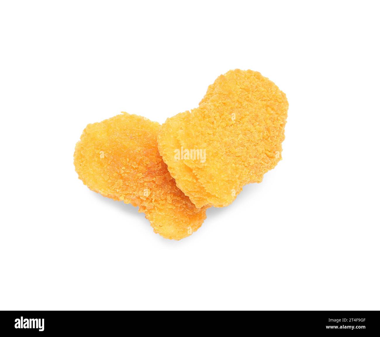 Tasty nuggets on white background Stock Photo - Alamy