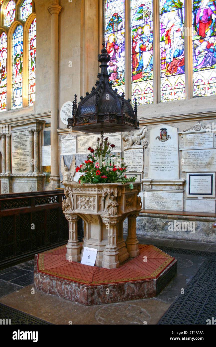 Inside the Abbey Church of Saint Peter and Saint Paul, commonly known ...