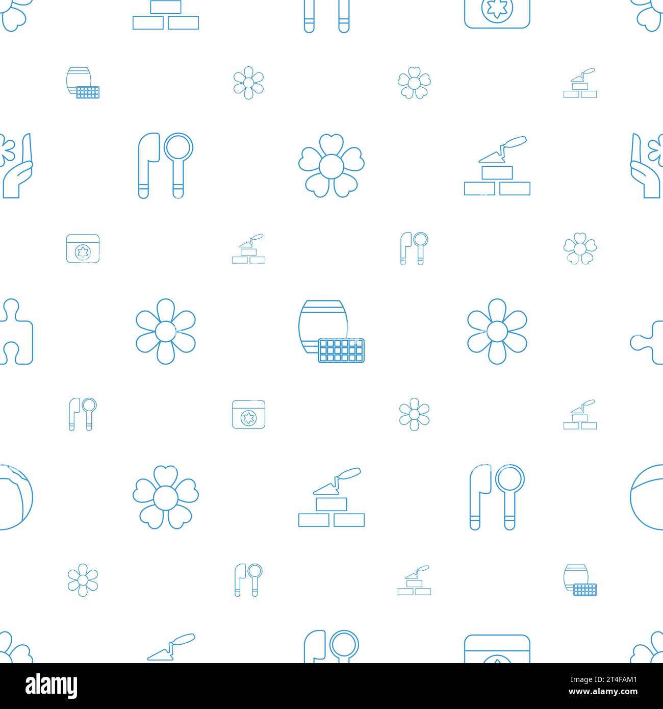 Pattern icons seamless white background Royalty Free Vector Stock ...