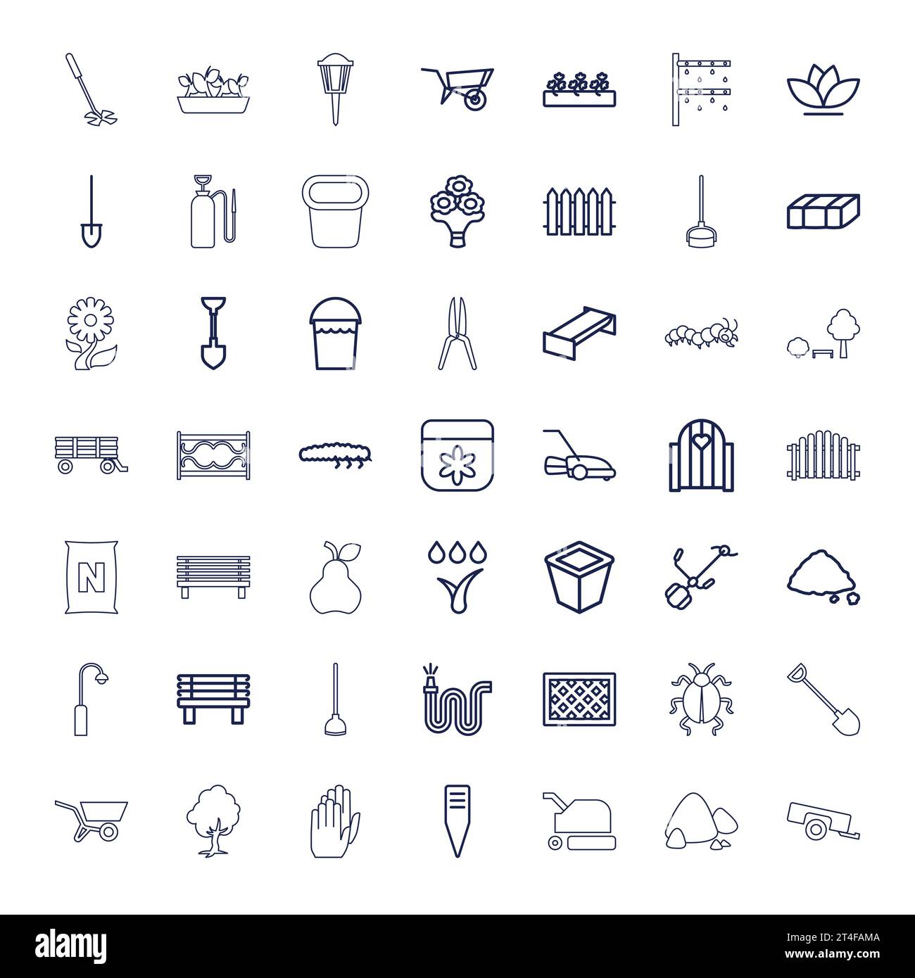 Wheel garden plants Cut Out Stock Images & Pictures - Alamy