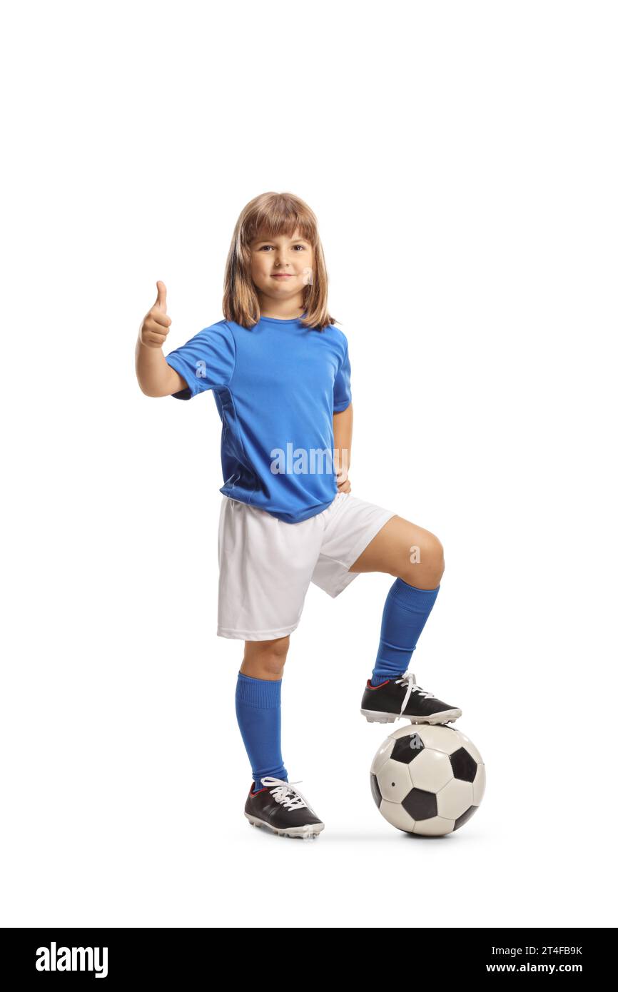 Girl thumb up in Cut Out Stock Images & Pictures - Alamy