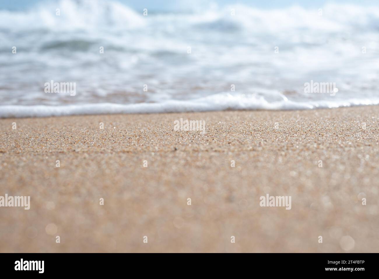 Seaside of a beautiful and serene beach. Preserved nature. Environment ...