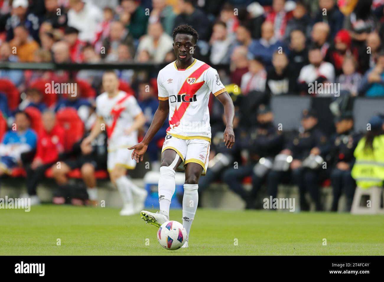Madrid, Spain. 29th Oct, 2023. Abdul Mumin (Rayo) Football/Soccer ...