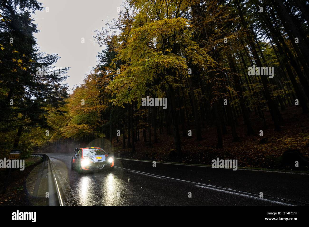 Germany, Germany. 27th Oct, 2023. The Driver Thierry Neuville (Bel) and ...