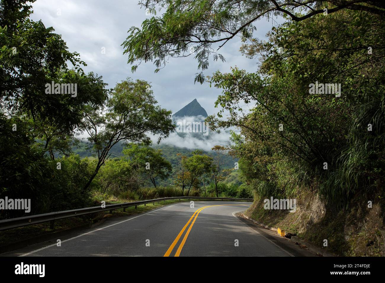 Cerro Tusa, a geological formation within the group of natural pyramids ...
