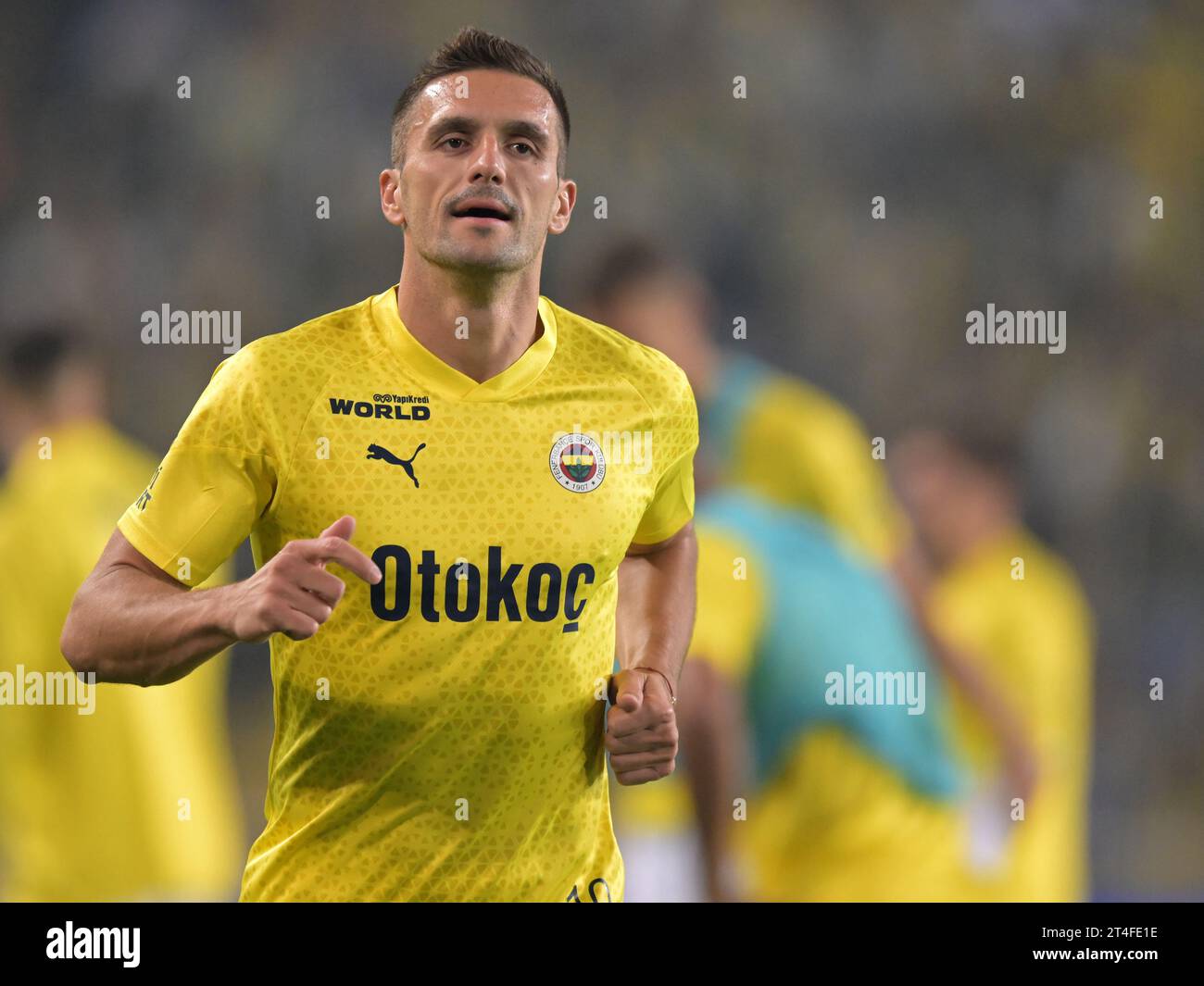 ISTANBUL - Dusan Tadic of Fenerbahce SK during the Turkish Super Lig match between Fenerbahce AS ...