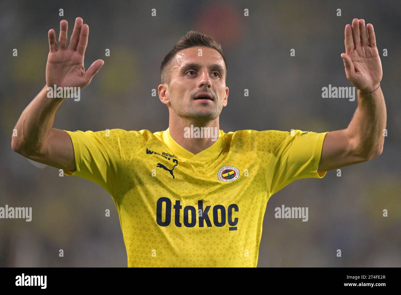ISTANBUL - Dusan Tadic of Fenerbahce SK during the Turkish Super Lig match between Fenerbahce AS ...