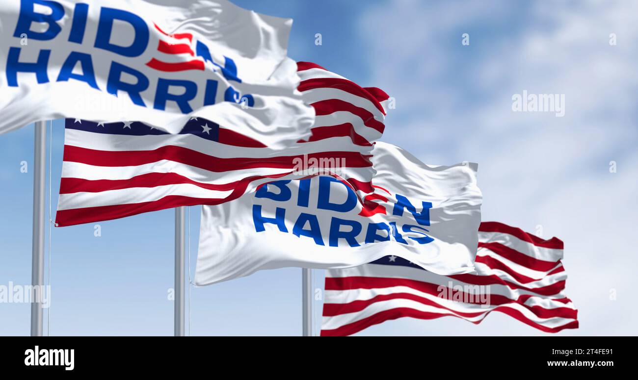 Washington D.C., US, June 20 2023: Biden Harris 2024 presidential ...