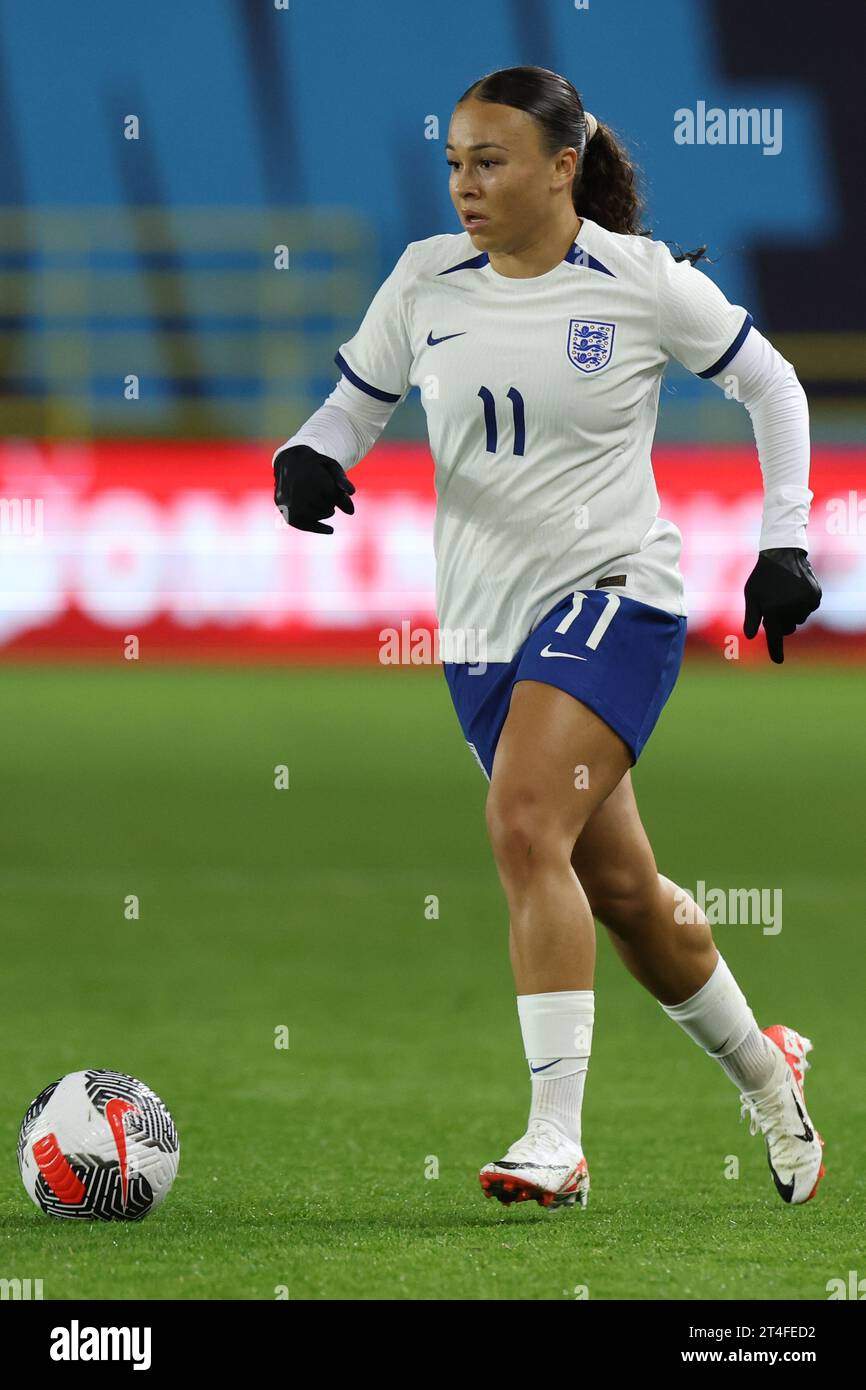 Manchester, UK. 30th Oct, 2023. Ebony Salmon of England U23s during the ...