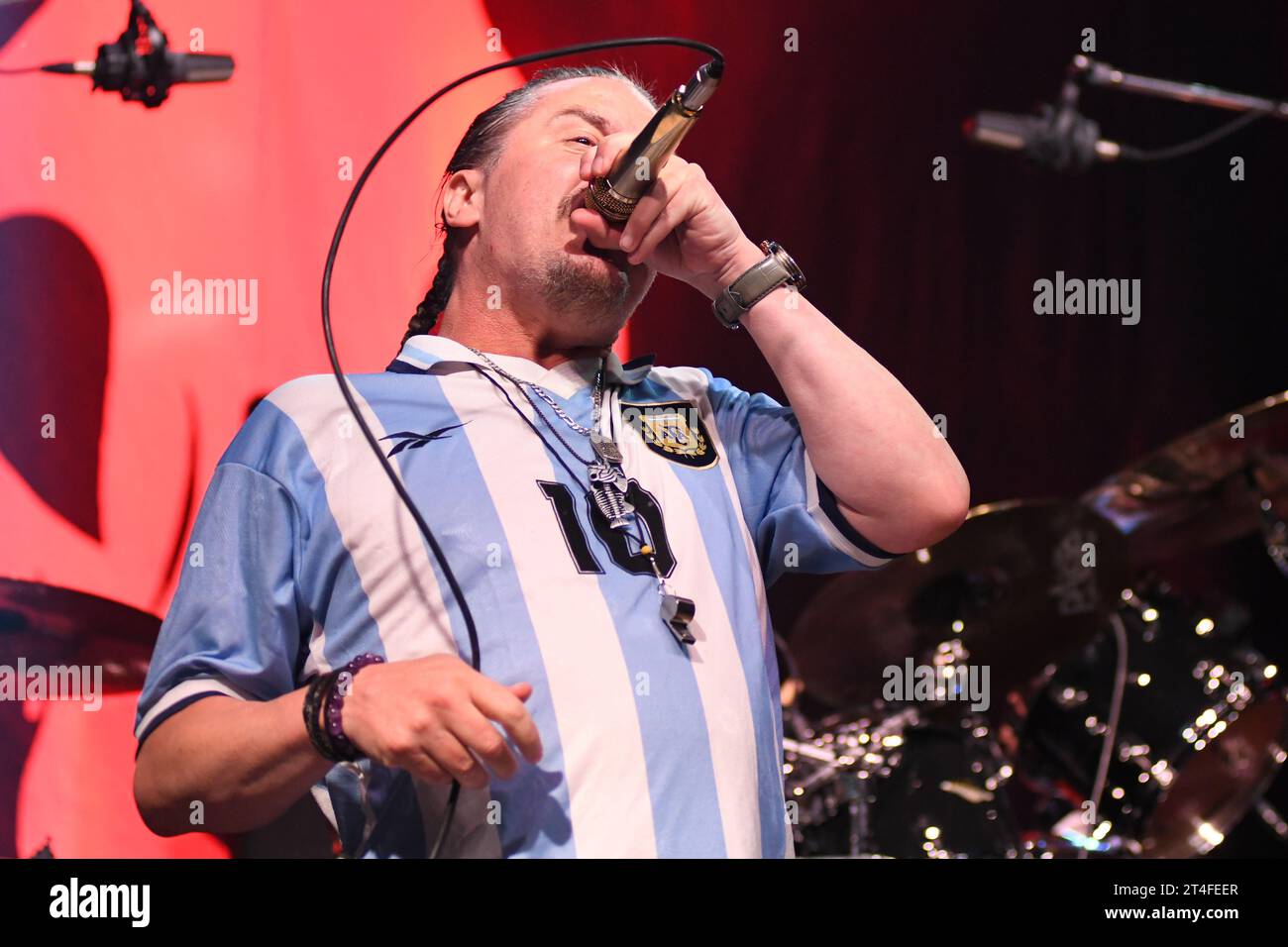 Mike Patton performing live with Mr. Bungle Stock Photo - Alamy