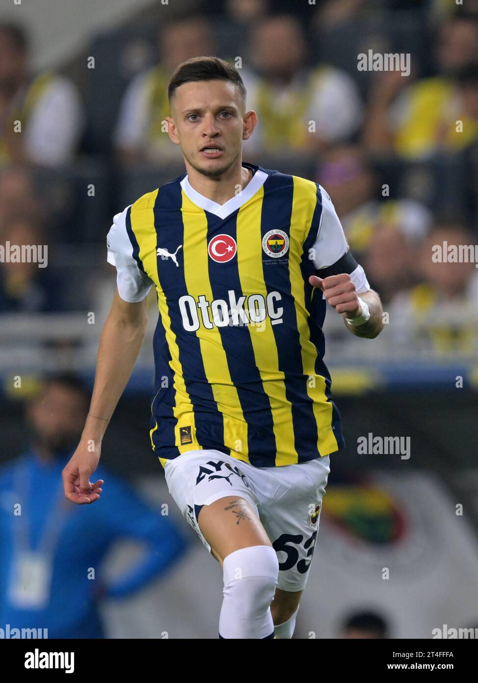 ISTANBUL - Sebastian Szymanski of Fenerbahce SK during the Turkish ...