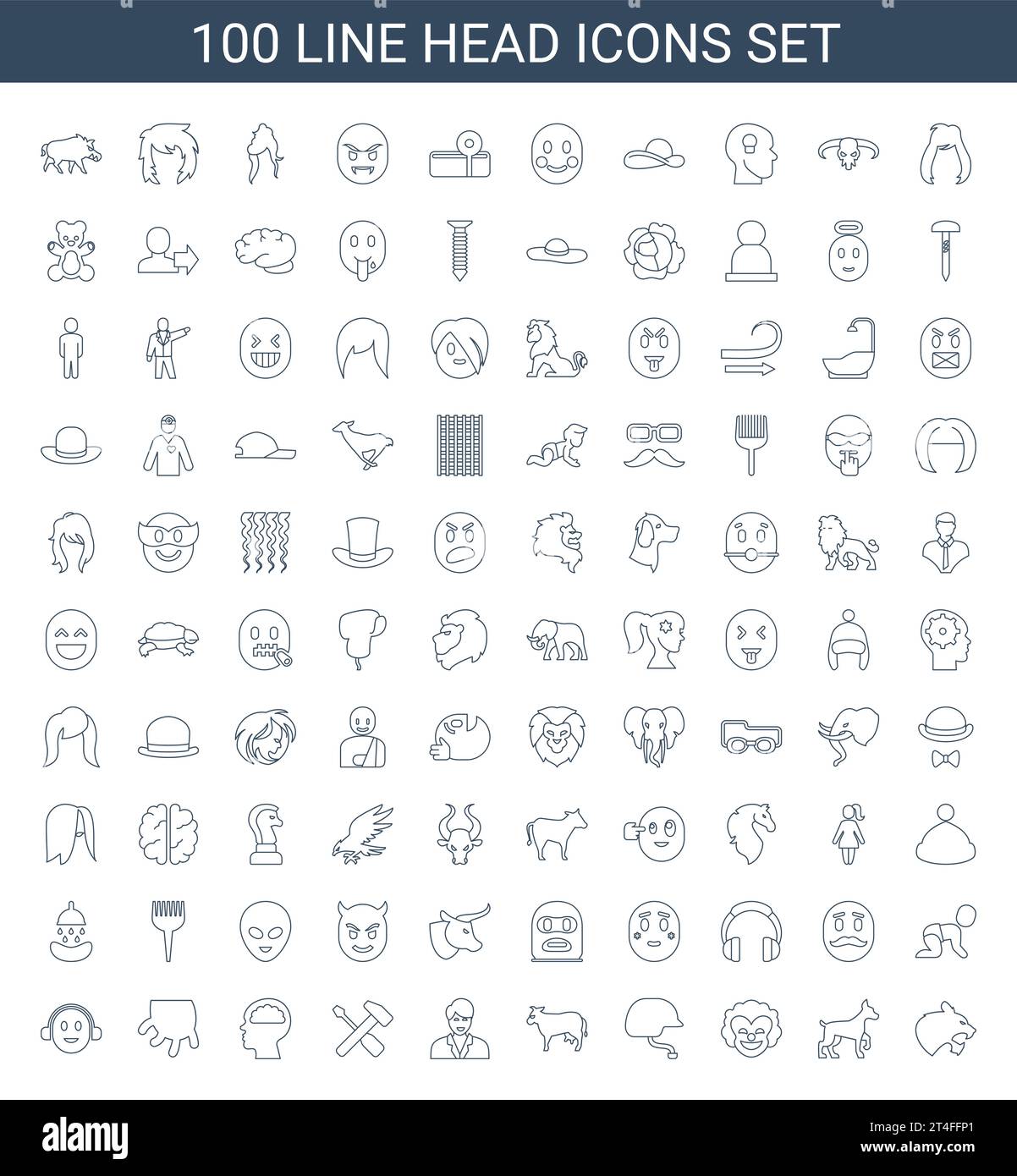 Human brain and headphones Stock Vector Images - Alamy