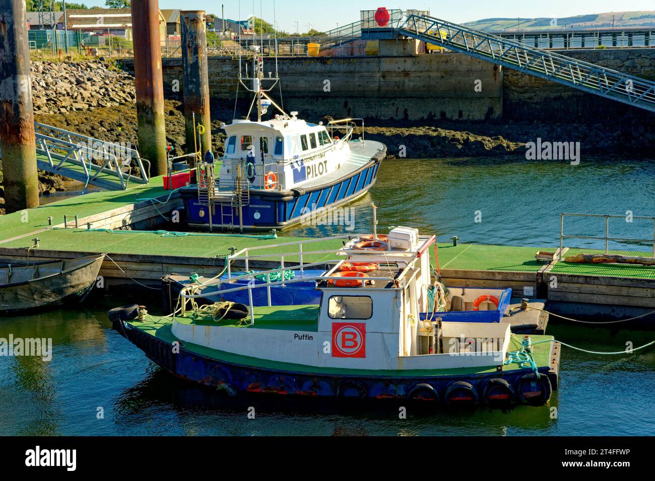 INVERGORDON, SCOTLAND - September 4, 2023: Invergordon is a town in ...