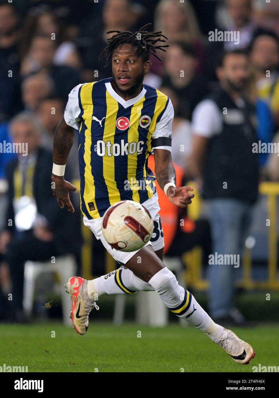 ISTANBUL - Fred of Fenerbahce SK during the Turkish Super Lig match ...