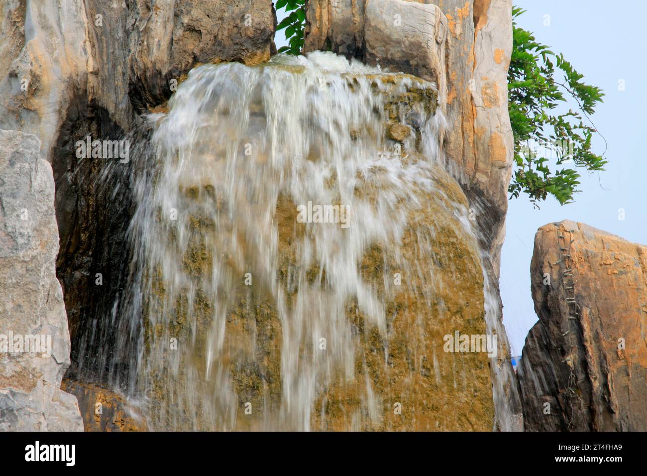 waterfall in a geological park in China Stock Photo - Alamy