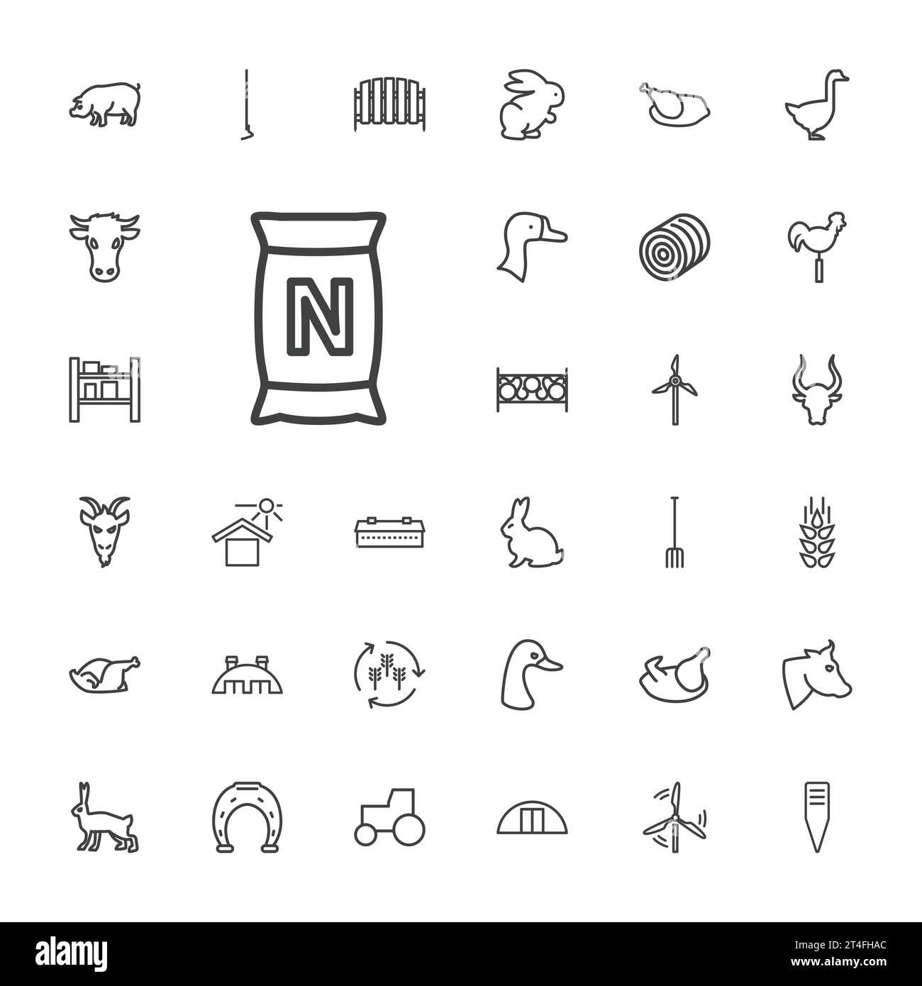 33 farm icons Royalty Free Vector Image Stock Vector Image & Art - Alamy