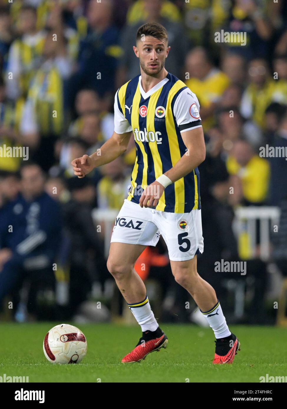 ISTANBUL - Ismail Yuksek of Fenerbahce SK during the Turkish Super Lig match between Fenerbahce ...