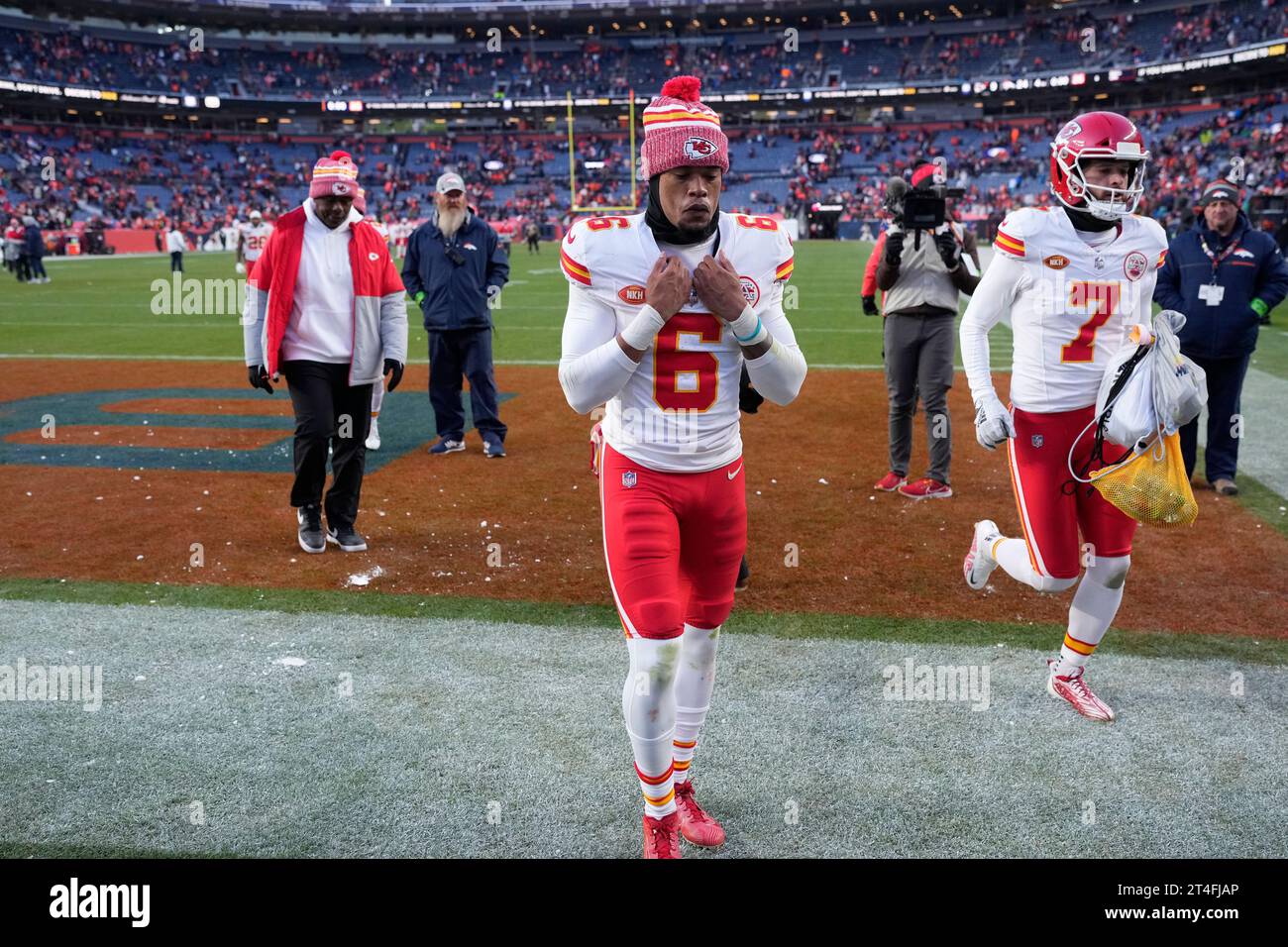 Kansas City Chiefs safety Bryan Cook (6) in the second half of an NFL ...