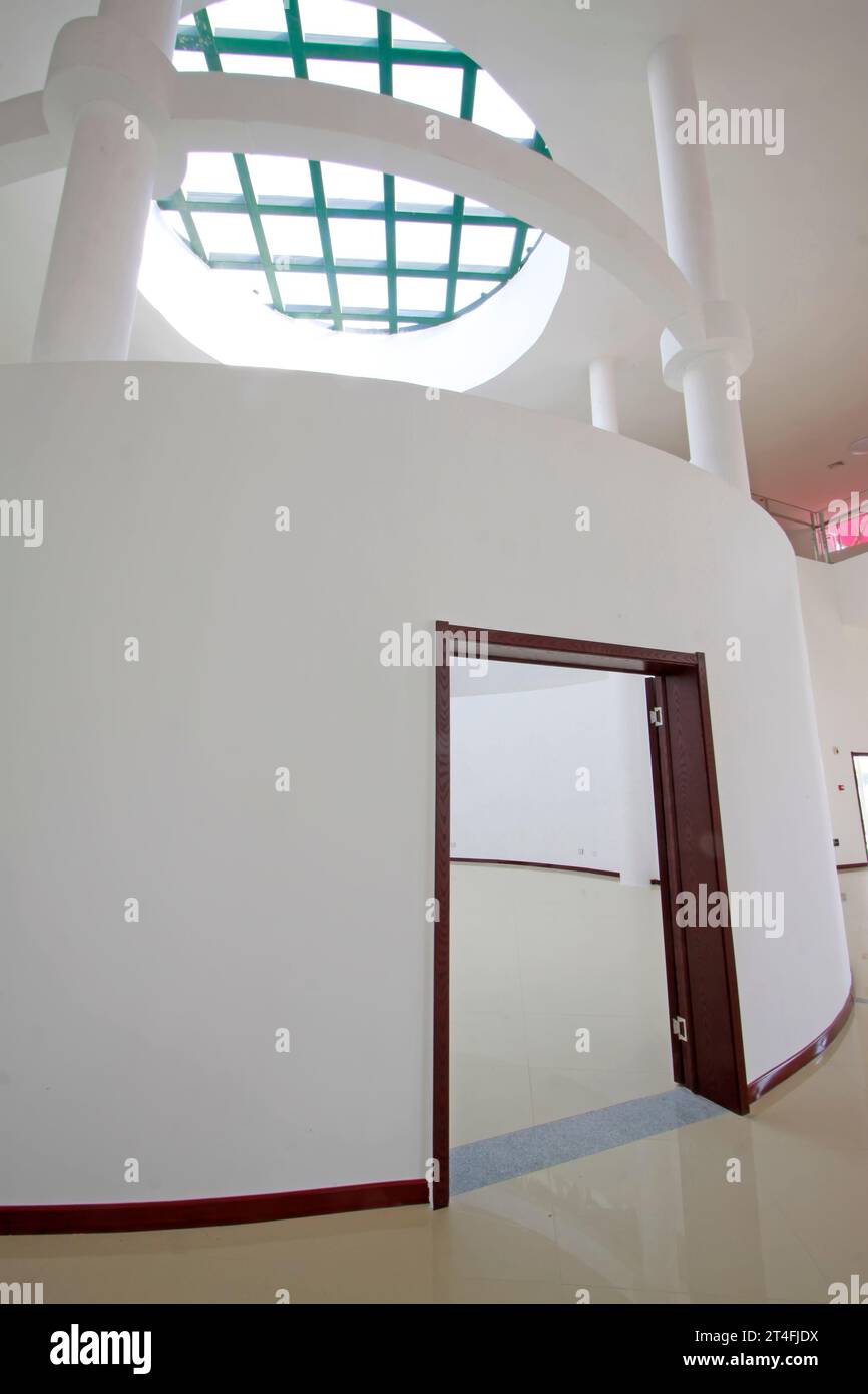 LUANNAN COUNTY - SEPTEMBER 18: Building internal ring structure in an ...