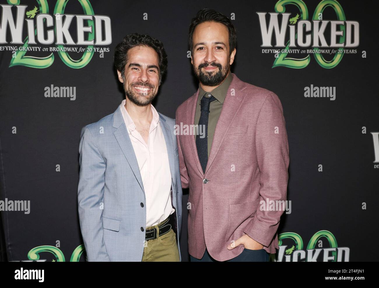 Alex Lacamoire, left, and Lin-Manuel Miranda attend the 20th ...