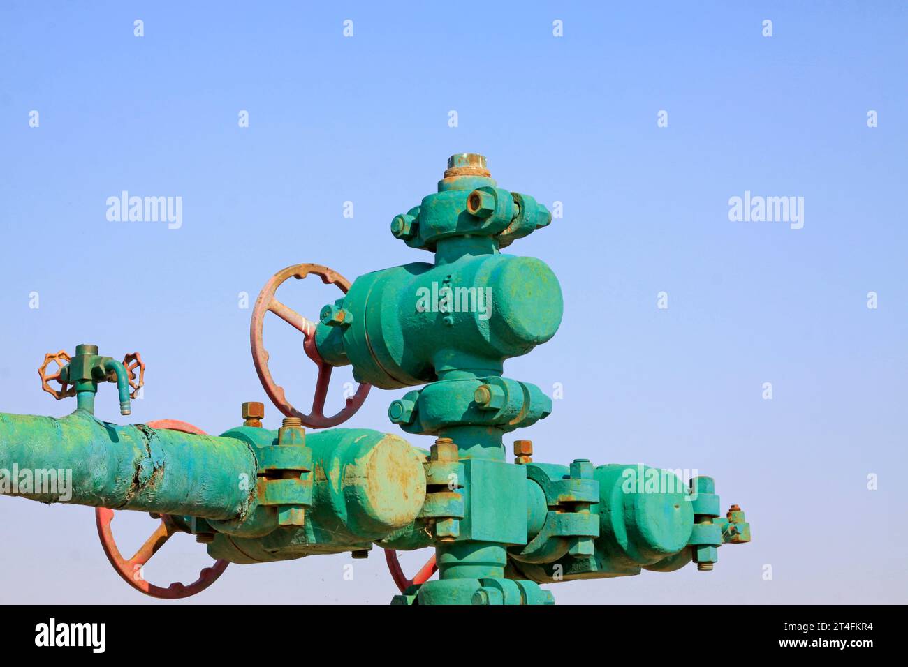 Oil piping components, closeup of photo Stock Photo - Alamy