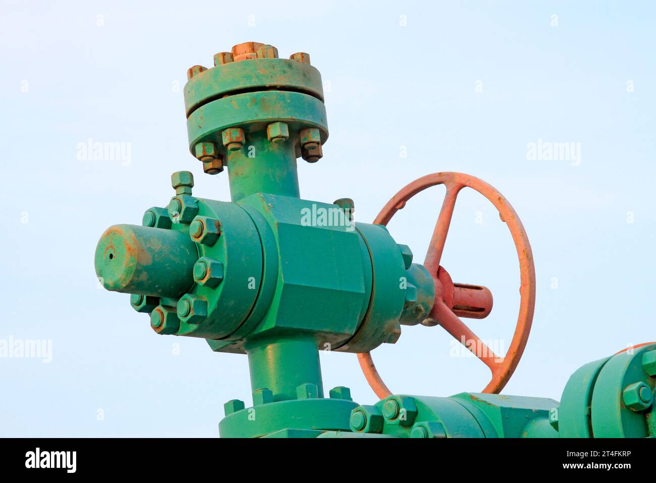 Oil piping components, closeup of photo Stock Photo - Alamy