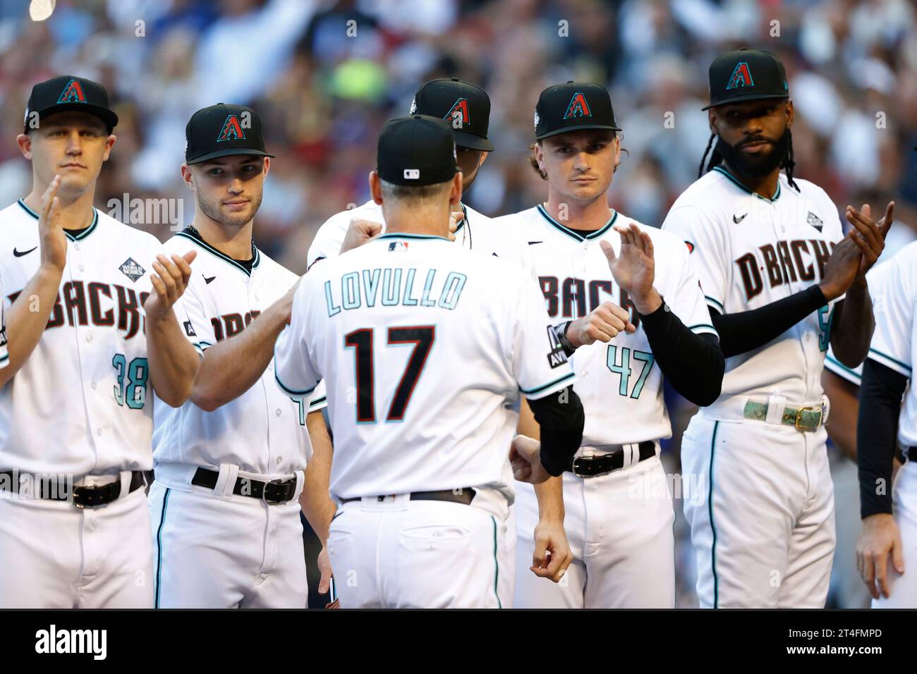 Phoenix, United States. 30th Oct, 2023. Arizona Diamondbacks manager ...