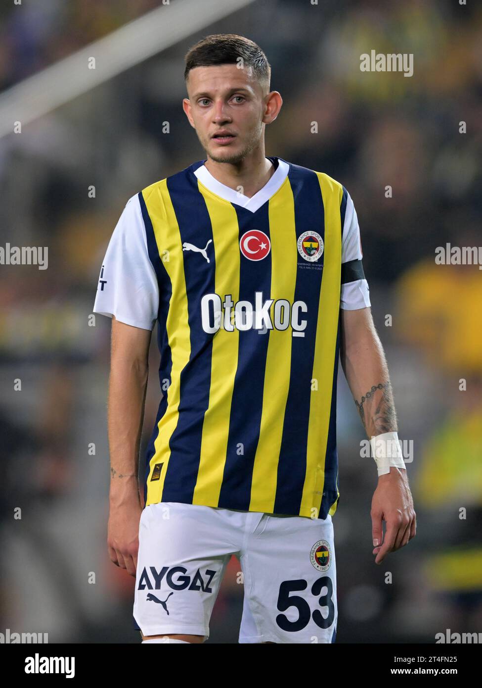 ISTANBUL - Sebastian Szymanski of Fenerbahce SK during the Turkish ...