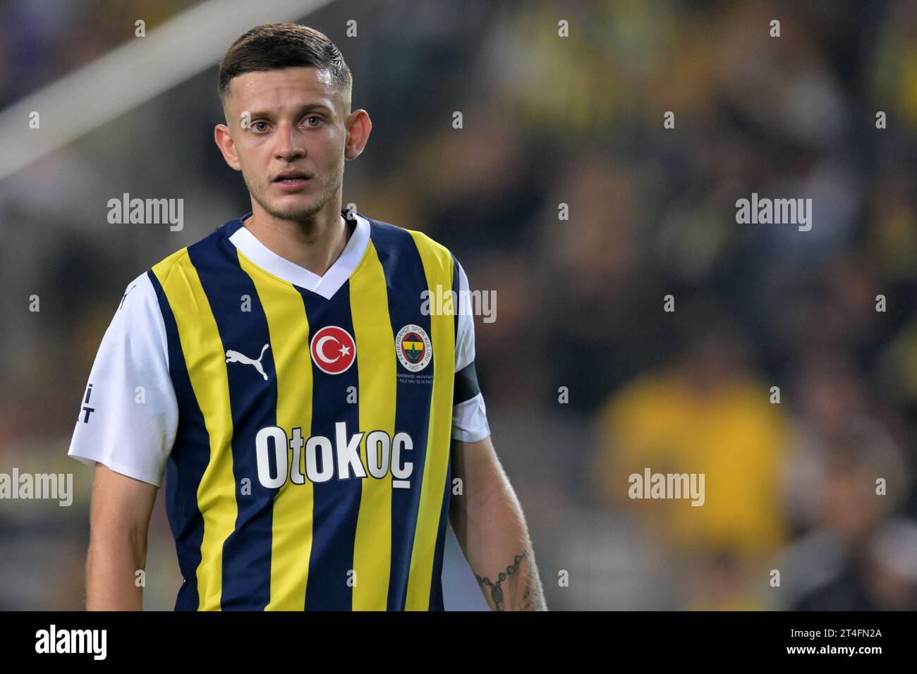ISTANBUL - Sebastian Szymanski of Fenerbahce SK during the Turkish ...