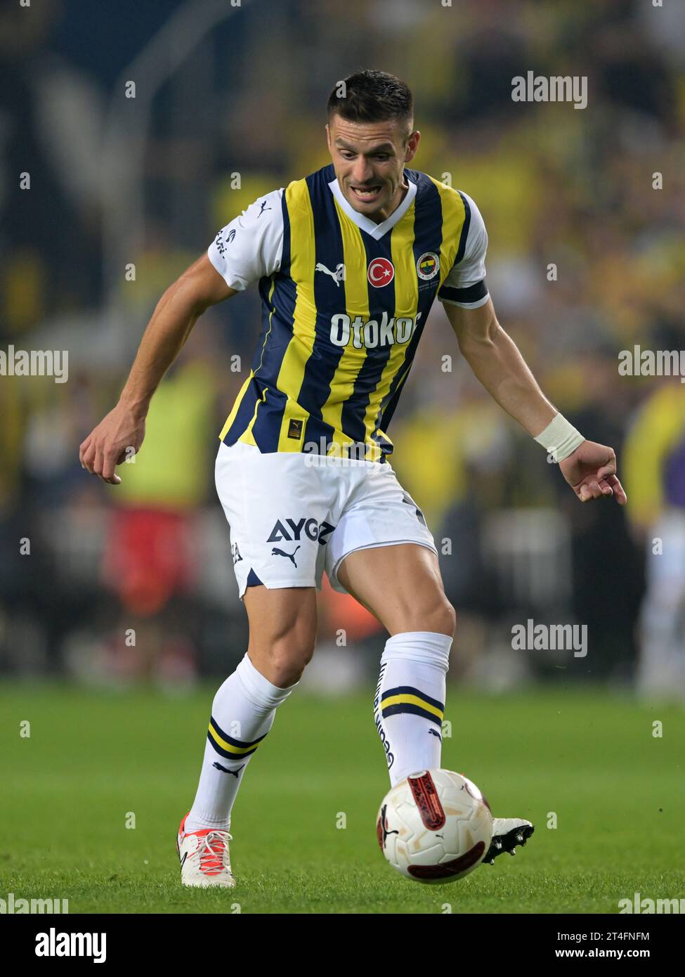 ISTANBUL - Dusan Tadic of Fenerbahce SK during the Turkish Super Lig match between Fenerbahce AS ...
