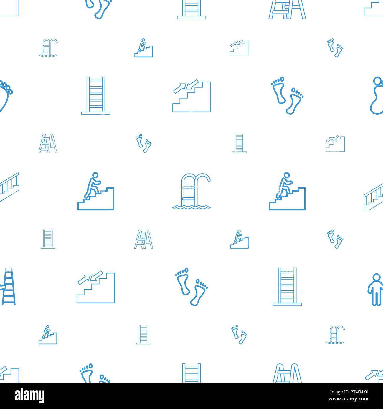 Step icons pattern seamless white background Vector Image Stock Vector ...