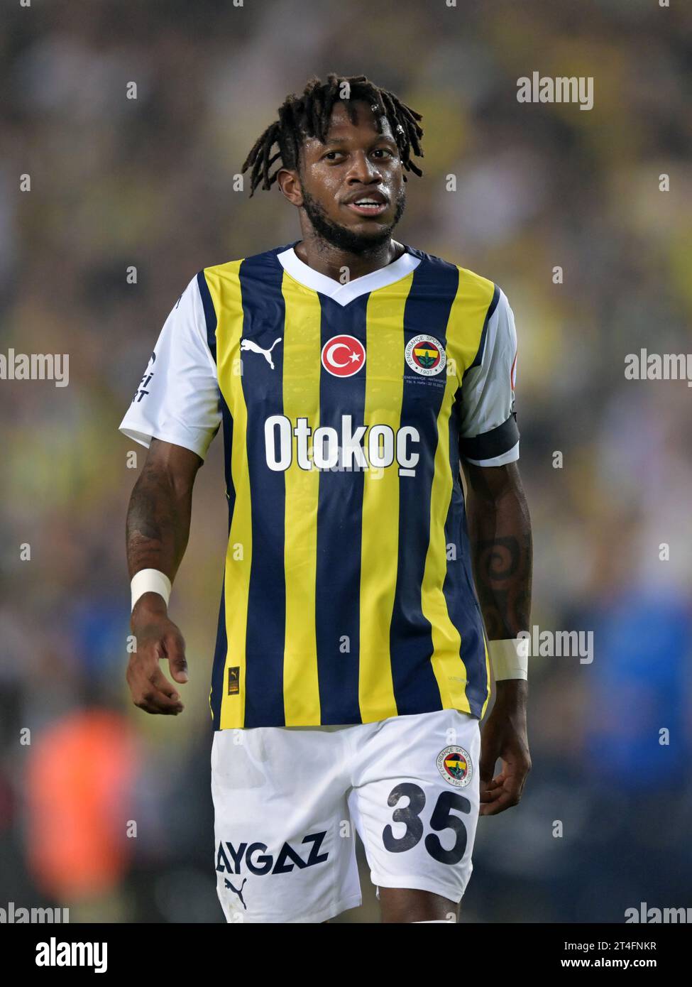ISTANBUL - Fred of Fenerbahce SK during the Turkish Super Lig match ...