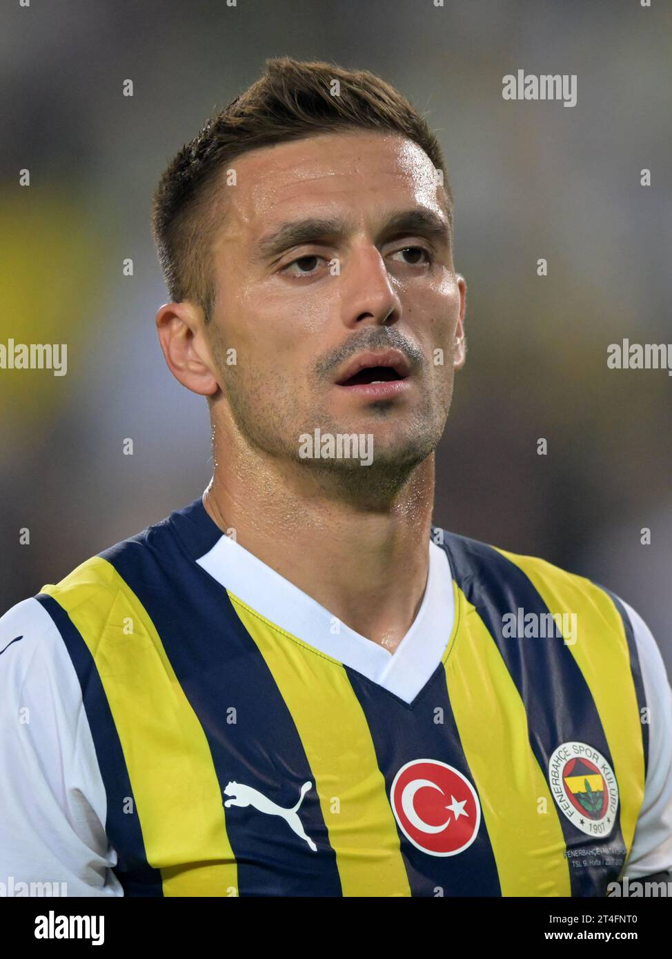 ISTANBUL - Dusan Tadic of Fenerbahce SK during the Turkish Super Lig match between Fenerbahce AS ...