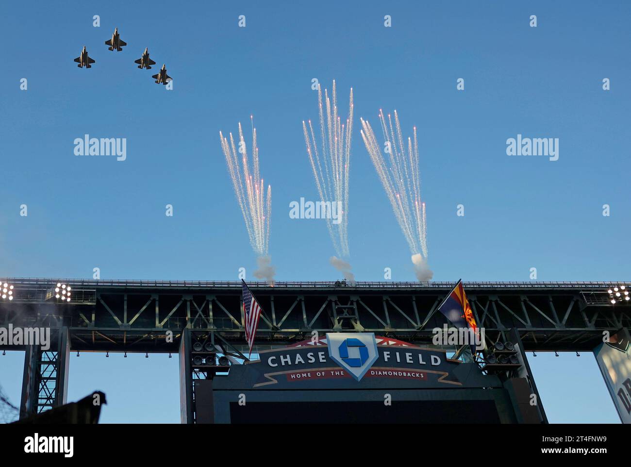 Phoenix, United States. 30th Oct, 2023. Four F-35 fighters from Luke ...
