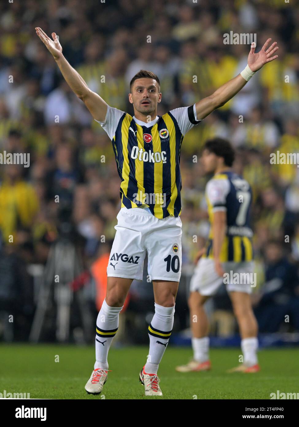 ISTANBUL - Dusan Tadic of Fenerbahce SK during the Turkish Super Lig match between Fenerbahce AS ...