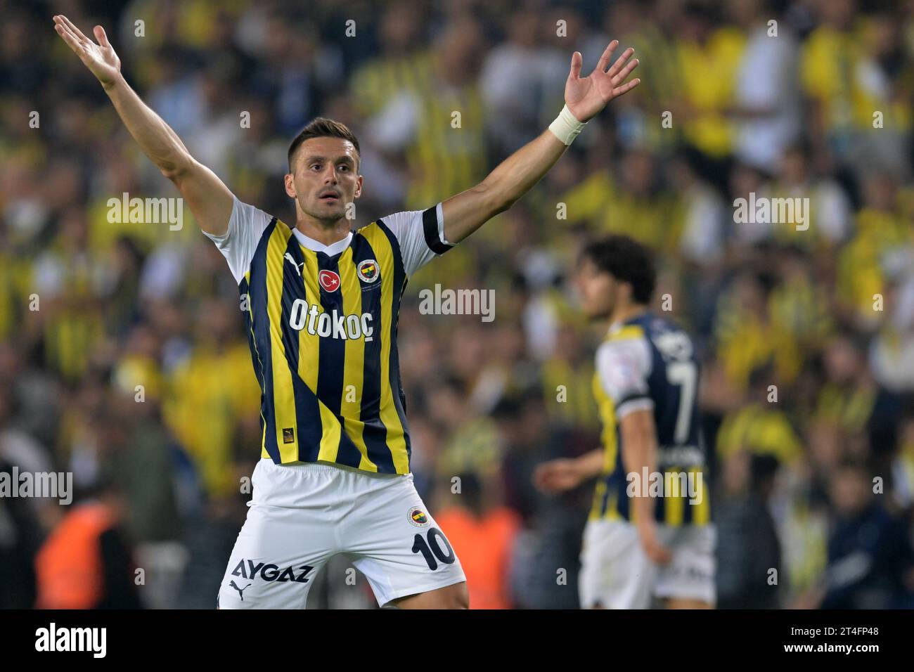 ISTANBUL - Dusan Tadic of Fenerbahce SK during the Turkish Super Lig match between Fenerbahce AS ...