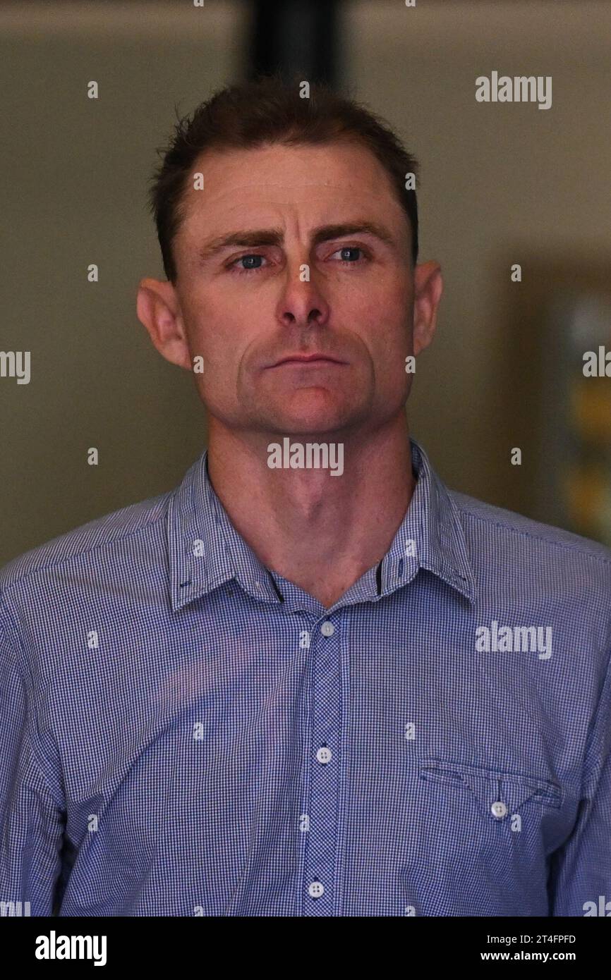 Sydney, Australia. 31st Oct, 2023. Daniel Muston leaves Downing Centre ...