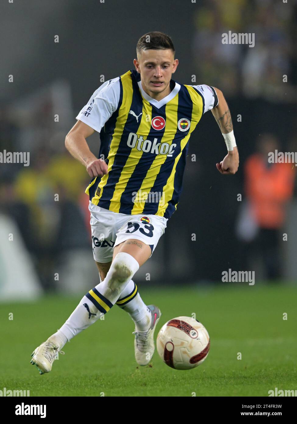 ISTANBUL - Sebastian Szymanski of Fenerbahce SK during the Turkish ...