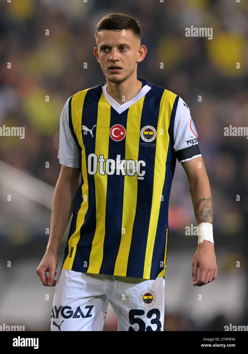 ISTANBUL - Sebastian Szymanski of Fenerbahce SK during the Turkish Super Lig match between ...