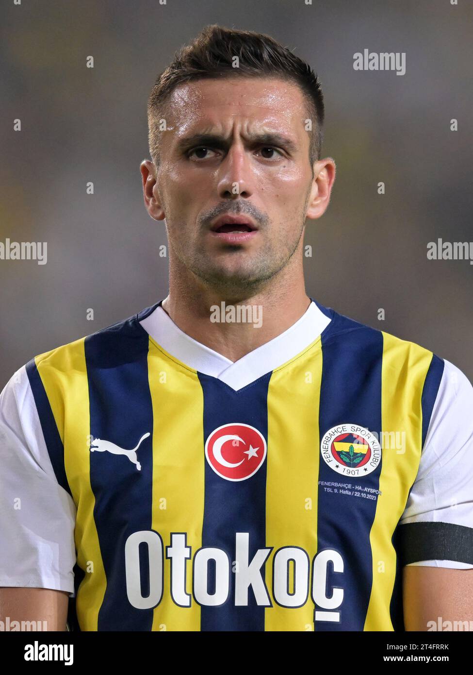 ISTANBUL - Dusan Tadic of Fenerbahce SK during the Turkish Super Lig ...