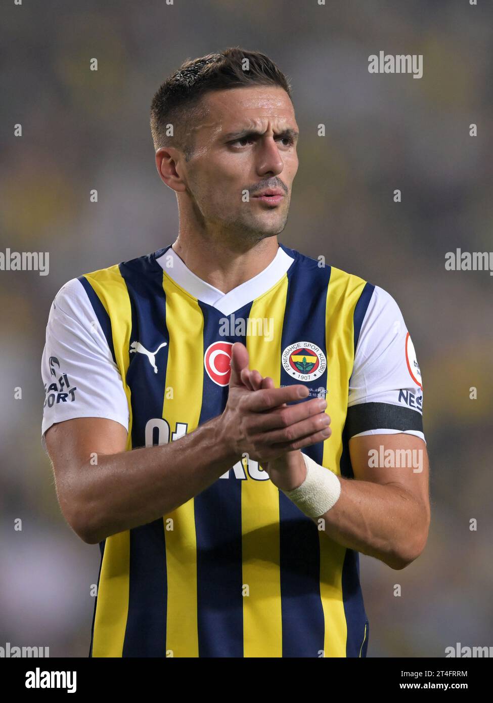 ISTANBUL - Dusan Tadic of Fenerbahce SK during the Turkish Super Lig match between Fenerbahce AS ...