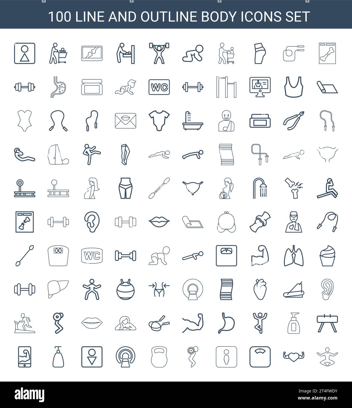 Woman and phone on each ear Stock Vector Images - Alamy