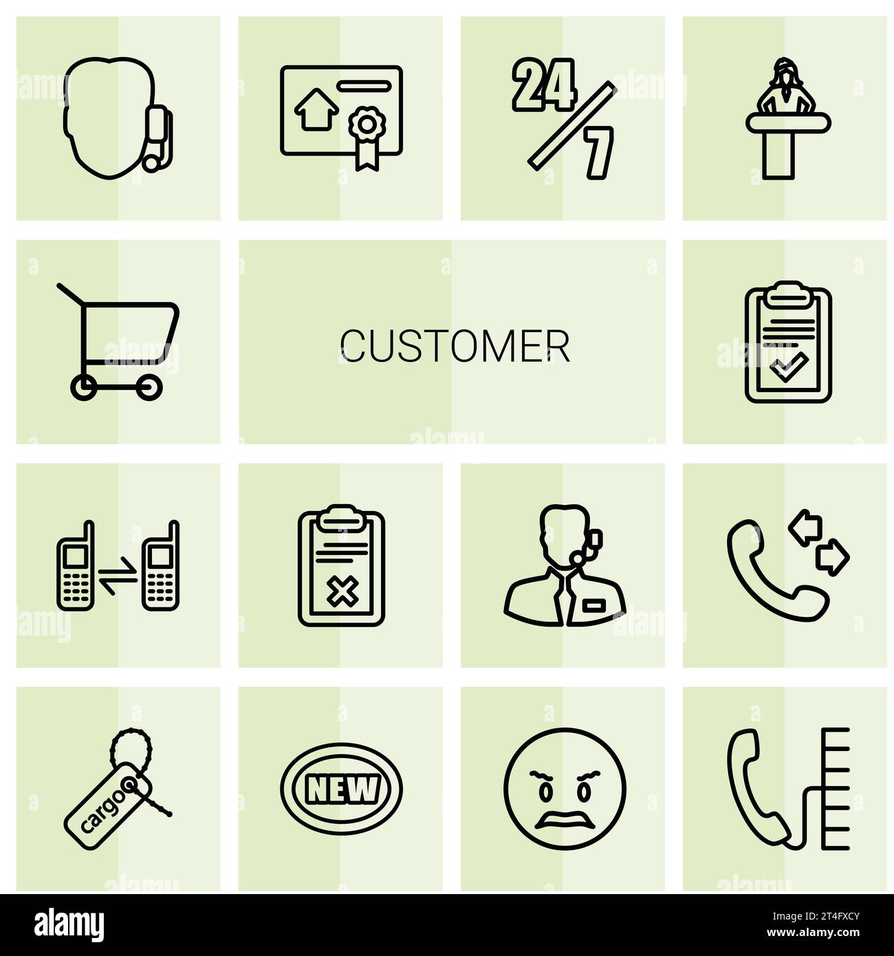 Customer phone angry illustration Cut Out Stock Images & Pictures - Alamy