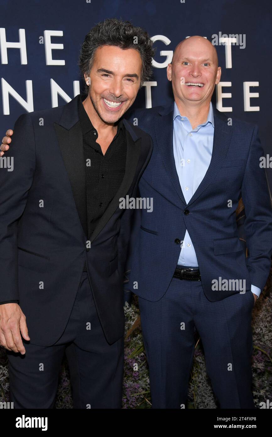 New York, USA. 30th Oct, 2023. Shawn Levy and Anthony Doerr attending ...
